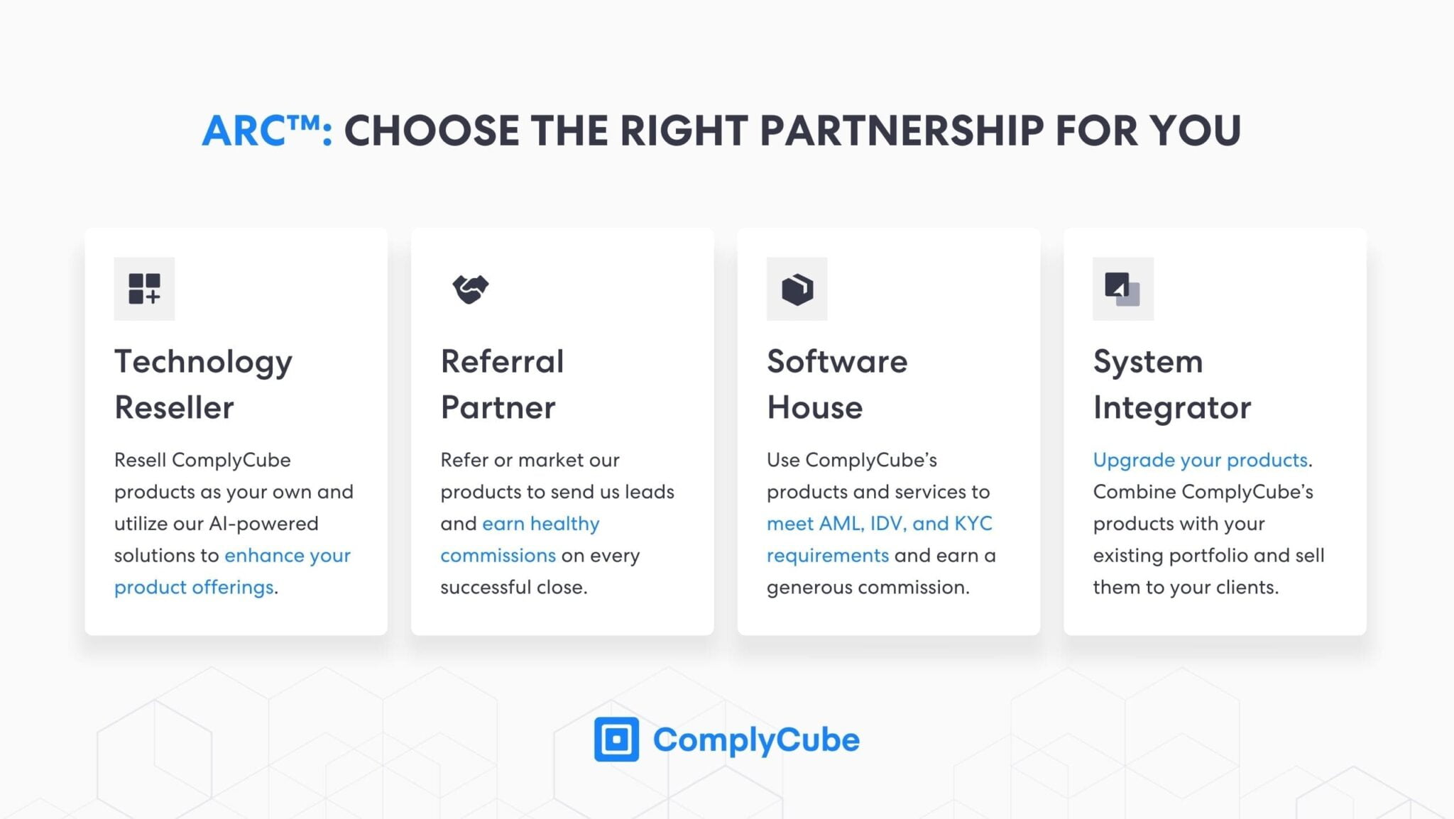 ComplyCube Launches ARC Partnership Program | ComplyCube
